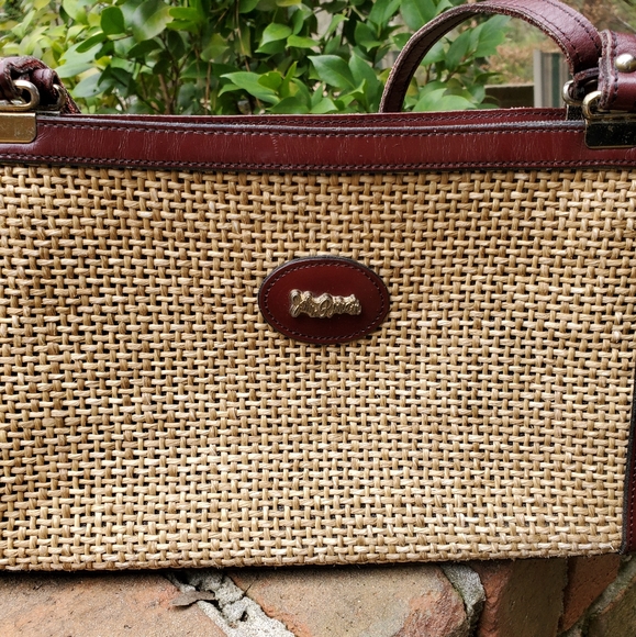 John Romain | Bags | Vintage John Romain Straw Handbag | Poshmark